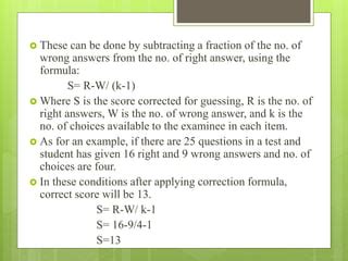 Objective Test Scoring And Essay Scoring Pptx
