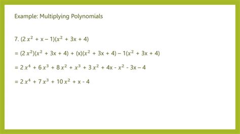 Multiplying And Dividing Polynomialspptx Computing Technology