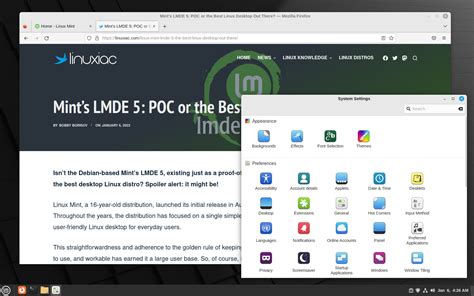 Mints Lmde 5 Poc Or The Best Linux Desktop Out There
