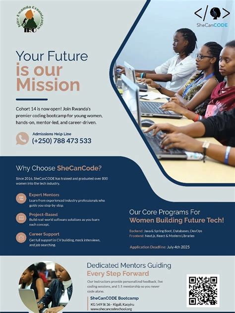 Shecancode Cohort 14 Applications Are Now Open Igire Rwanda Organization