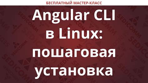 Angular Cli в Linux пошаговая установка Youtube