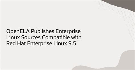 oracle linux on linkedin openela has published enterprise linux