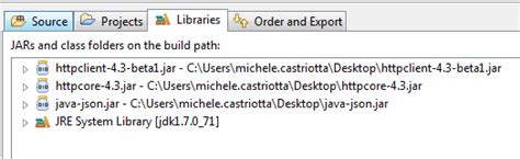 Json Client Java Noclassdeffounderror Stack Overflow