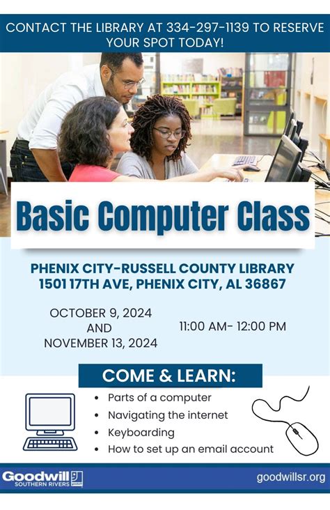 Basic Computer Class Phenix City Russell County Library