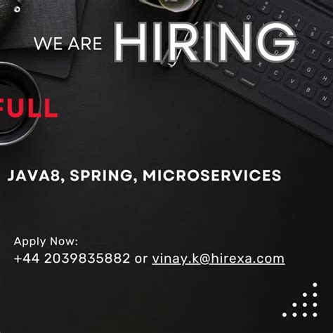 Hiring Fullstack Fullstackdeveloper Javafullstack Java17 Vinay Kumar