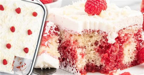 Raspberry Poke Cake Spaceships And Laser Beams