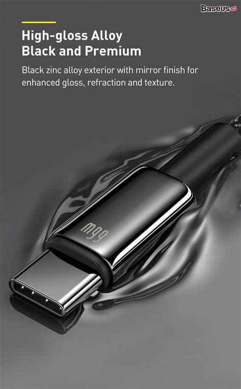 C P S C Nhanh Baseus Tungsten Gold Type C Fast Charging Data Cable W