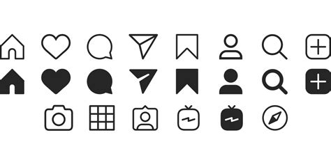 Instagram Icons Vector