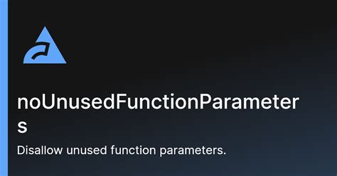 Nounusedfunctionparameters Biome