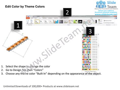 ppt linear demo create flow chart powerpoint lines of processes