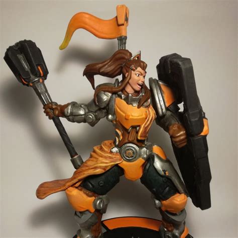 3d Print Of Overwatch Brigitte 30 Cm Model 通过 Sergiogomezrodriguez