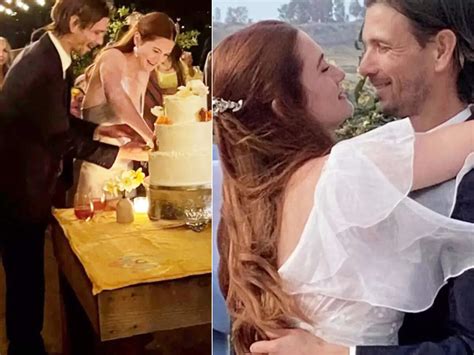 Wedding Pictures Of Harry Potter Star Bonnie Wright Aka Ginny Weasley