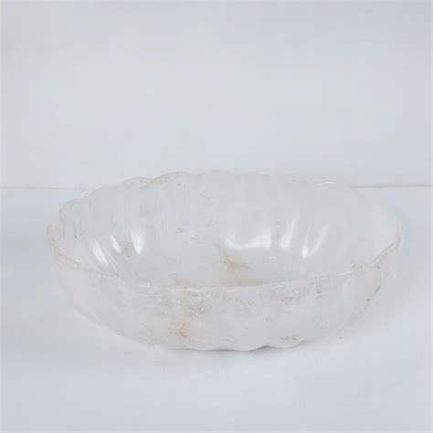 Large Rock Crystal Oval Bowl For Sale At 1stdibs