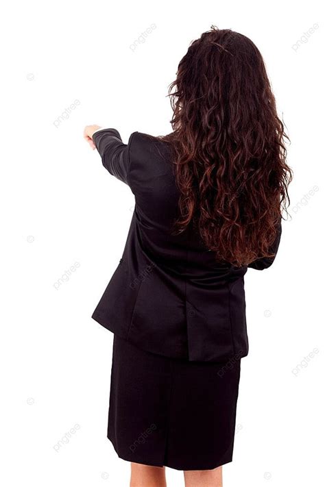 거꾸로 흰색 위에 고립 된 포즈를 취하는 비즈니스 우먼 사진 배경 및 무료 다운로드를위한 그림 Pngtree