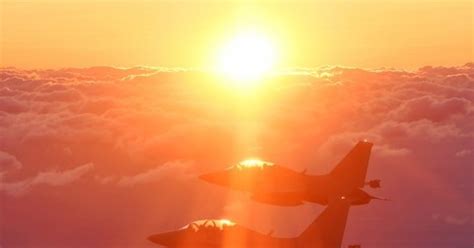 전투기 Fa 50의 2018년 새해 비행