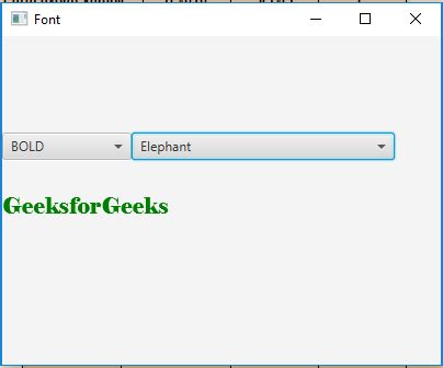 JavaFX 字体类 码农参考
