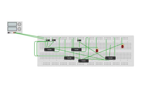 Circuit Design Circuito Full Adder Tinkercad