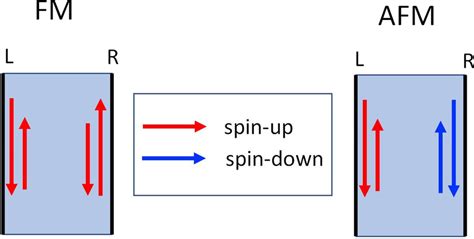 Schematic Of Transport In The Fm And Afm Bi Zigzag Nrs Under N Doping Download Scientific