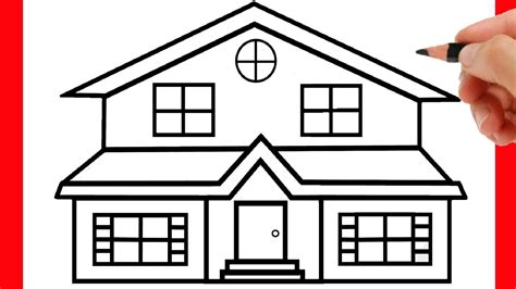 How To Draw A Simple But Beautiful House Draw Beginners Drawing Drawingforall Architecture