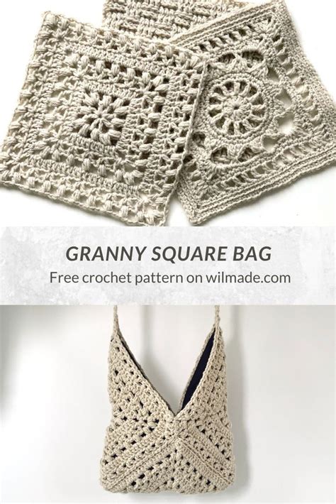 Granny Square Bag Free Crochet Pattern For Beginners Video Artofit