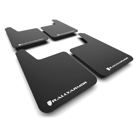 Rally Armor® Basic Series Black Mud Flaps With Rally Armor Logo