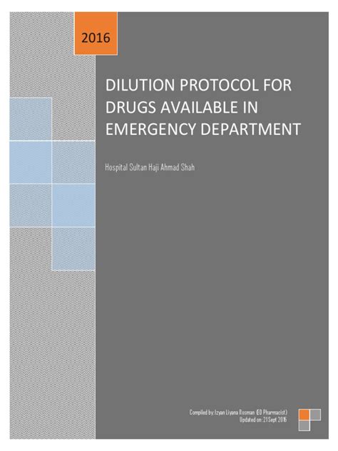 Ed Drugs Dilution Pdf Pdf Intravenous Therapy Dose Biochemistry