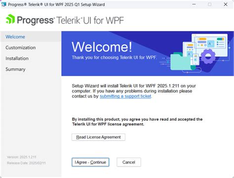 Installing Ui For Wpf From Msi File Telerik Ui For Wpf