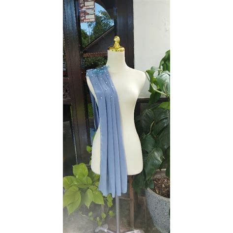 Jual COD READY STOK SELENDANG KEBAYA SELENDANG CERUTY SIFON SELENDANG BAHU Shopee Indonesia