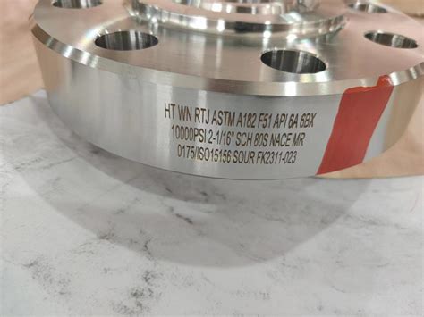 Astm A182 F51 Wn Rtj Flange Api 6a 6bx Sour Candn Inustiralhuitong