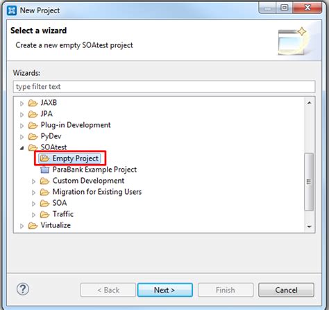 Project Folder Not Showing Up In Workspace — Parasoft Forums