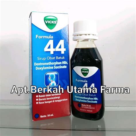Jual Vicks Formula Sirup Obat Batuk 54 Ml Di Seller Apotek Berkah
