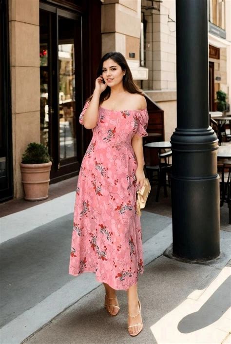 Anaïs Plus Size Pink Floral Dress Hello Curve