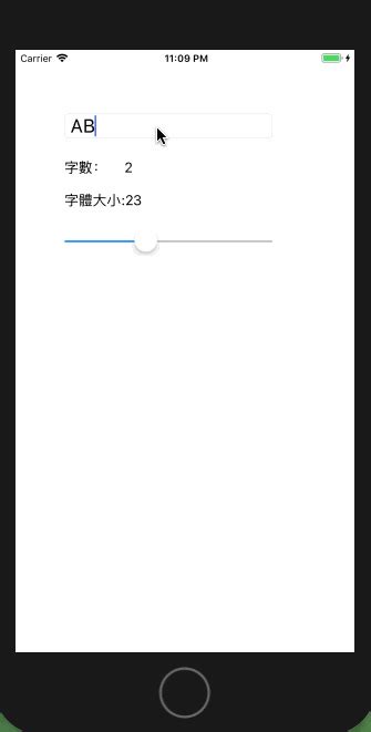 變更字體大小 變更字體大小 並計算字數 by guanlin huang 彼得潘的 swift ios app 開發教室 medium