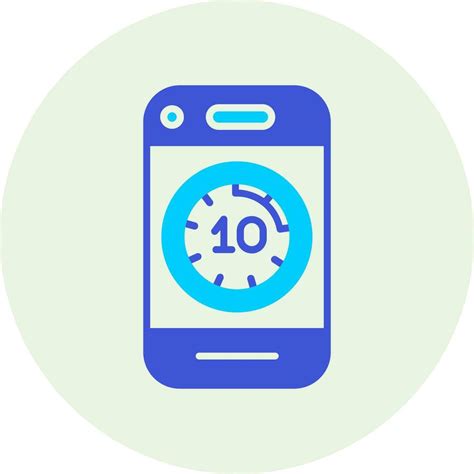 Mobile Phone Stopwatch Vector Icon 37118550 Vector Art At Vecteezy