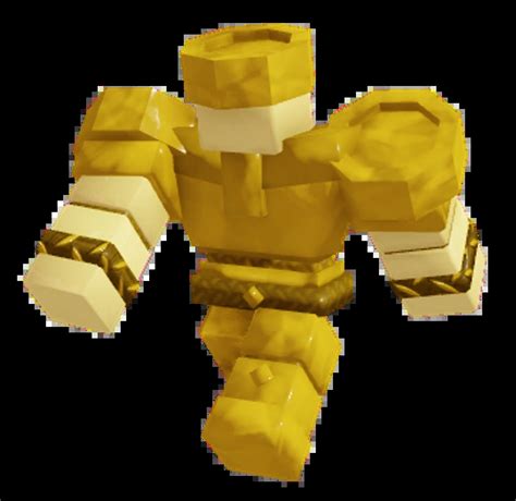 Gold Golem Roblox Tower Battles Fan Ideas Wiki Fandom
