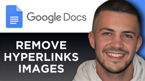 How To Remove Hyperlinks On Images In Google Docs YouTube