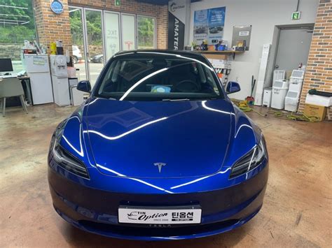 부산 연산동썬팅 테슬라 전용 Ppf 썬루프 신차검수 후기 네이버 블로그