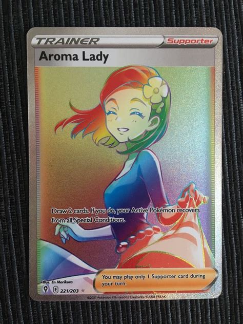 Pokemon Aroma Lady Rainbow Evolving Skies Neuf Voir Description à