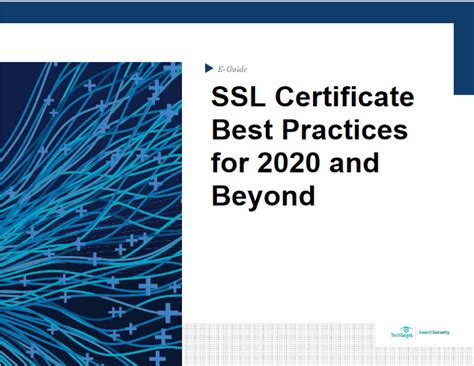 SSL Certificate Best Practices For And Beyond TechProspect