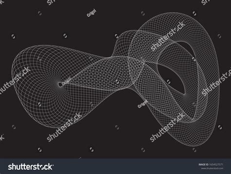 Abstract Volumetric Figure Mesh Surface Vector Stock Vector Royalty Free 1654527571 Shutterstock