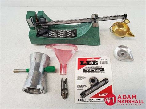 Rcbs Reloading Scale And Assorted Reloading Tools Adam Marshall Land And Auction Llc