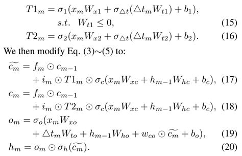Time Related Lstm 徐志远