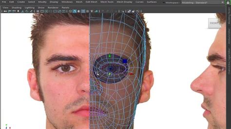 face modeling in maya part 04 youtube