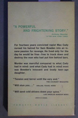 The Executioners Aka Cape Fear Crest Book S295 Source For The 1962 Movie Directed By J