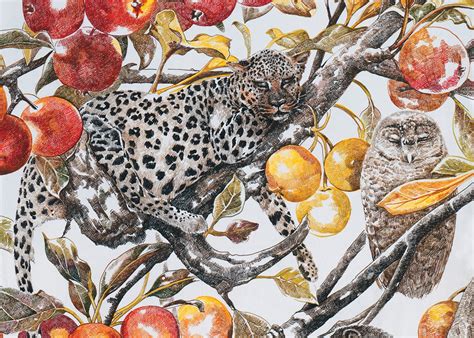Drunk In Autumn A Towering New Acrylic Ink Drawing By Zhao Na — Colossal