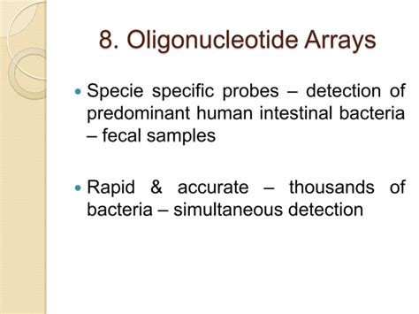 Culture Independent Methods For Detection And Enumeration Of Gut Microflora Pptx Digestive