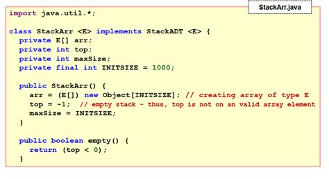 NUS CS MODS CS2040 Stack ADT NUS CS MODS CS2040 Stack ADT