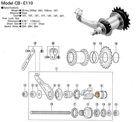 Illustrated Guide To Bicycle Rear Axle And Coaster Brake Assembly