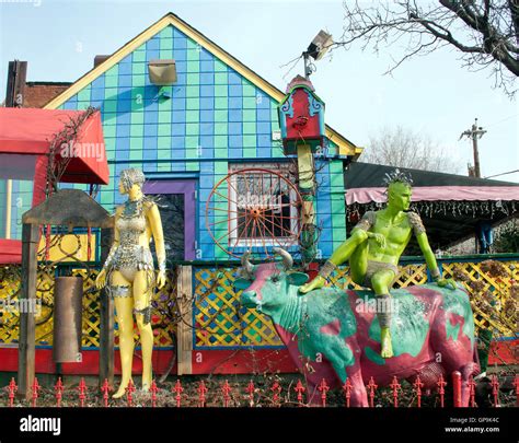 Papermoon Diner In Baltimore Md Overflows With Colorful Mannequins