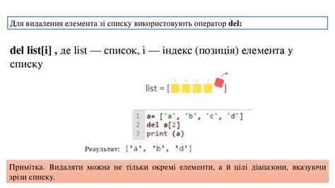 Дії над списками у мові програмування Python 9 клас новий підручник 2022 Презентація
